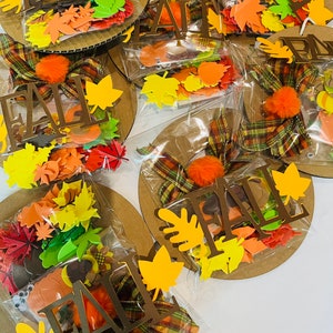Fall Wreath DIY KIT| Thanksgiving Craft Kit for Kids - Etsy