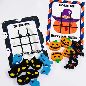 Halloween Tic-tac-toe Favors/ Halloween Classroom Gifts/halloween Party ...