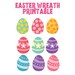 EASTER WREATH PRINTABLE - Etsy