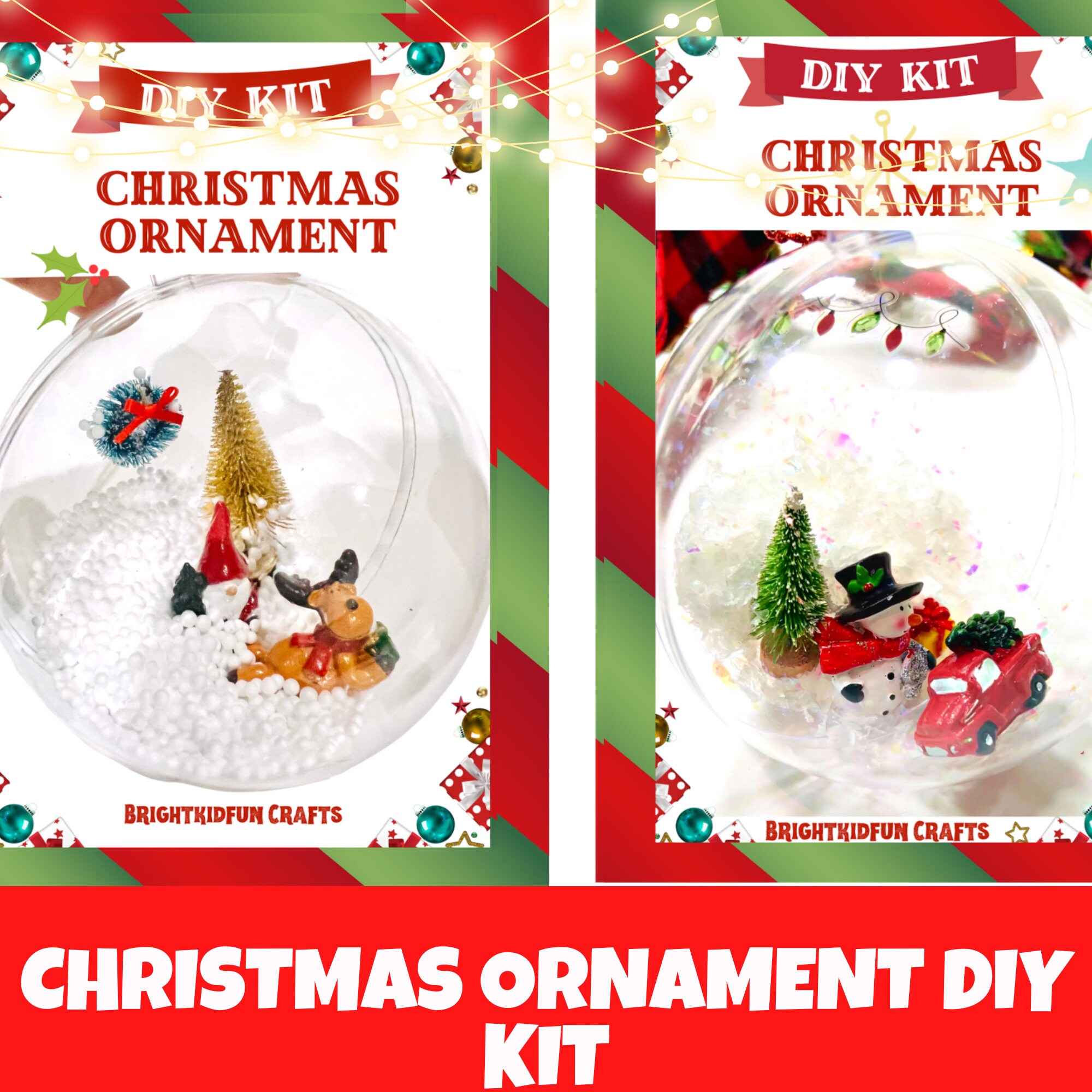 Christmas Ornament Making Kit CY2SIDE Christmas Nativity Coloring Craft ...