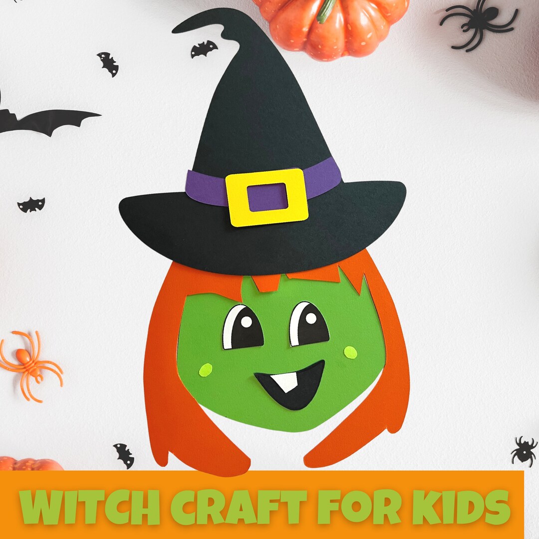 HALLOWEEN Paper Witch Craft| Halloween Craft| Fall Craft Ideas ...