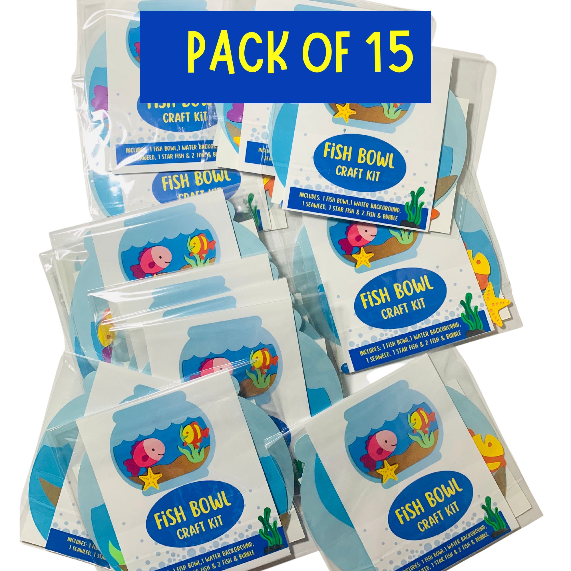 Fish Bowl Craft Kit Paper Crafts KIT Preschool Craft/aquarium Preschool ...