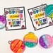 Back to School Student Gifts| Mini Pop It Keychain Gift |teacher ...
