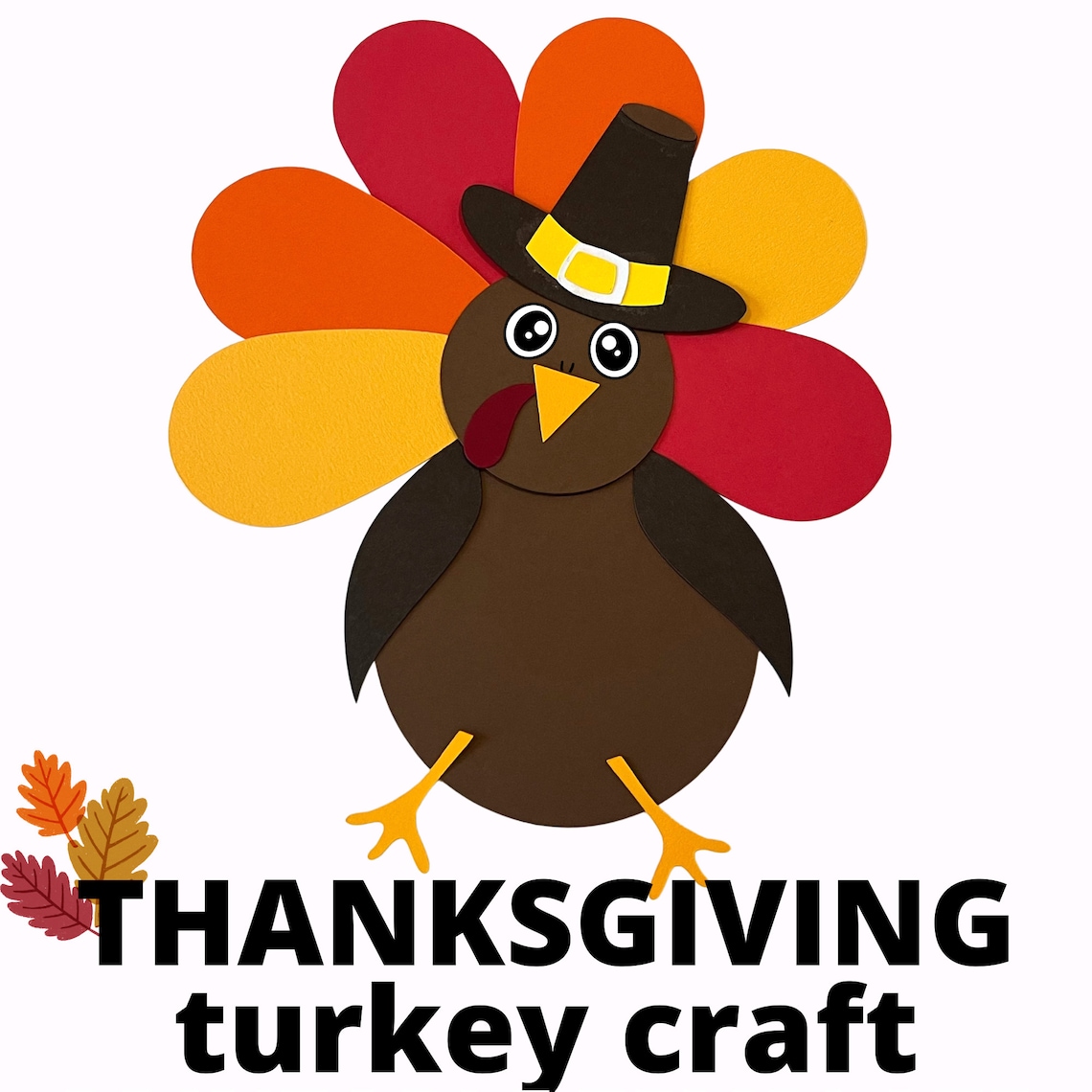 Turkey Paper Craft Kit Thanksgiving Craft Activity DIY Kids - Etsy