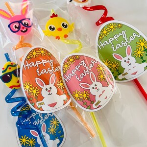 EASTER STRAWS FAVORS - Etsy