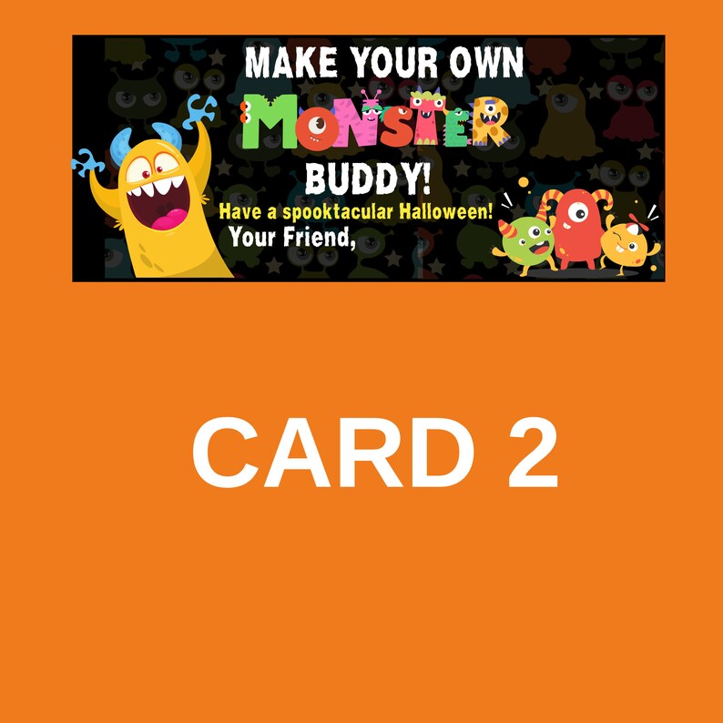 Halloween MONSTER Kit Build Your Own Monster Halloween - Etsy