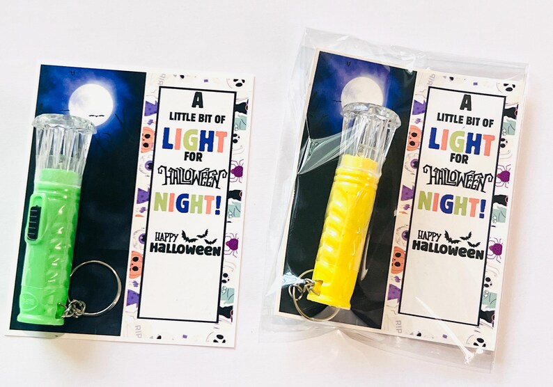 Halloween Mini Flashlight Party Favors / Trick or Treat Gifts ...