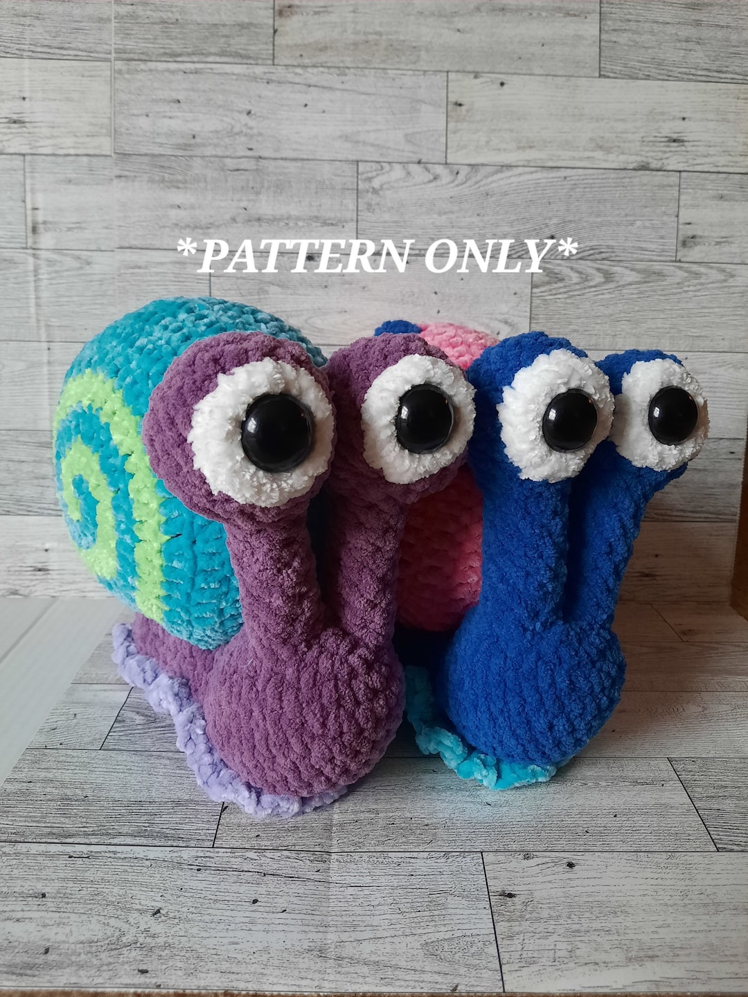Crochet Snail *PATTERN ONLY* - Etsy