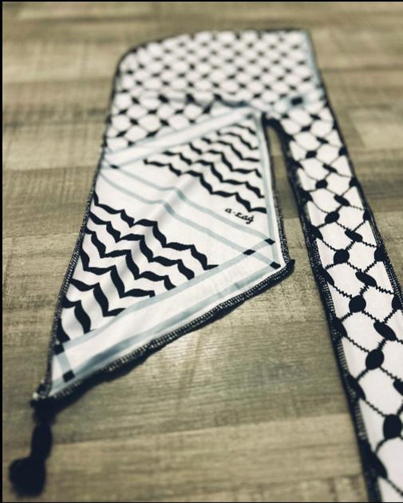 Silky Keffiyeh Durag - Aka the Silky A-rag (halal Milk Silk) - Etsy