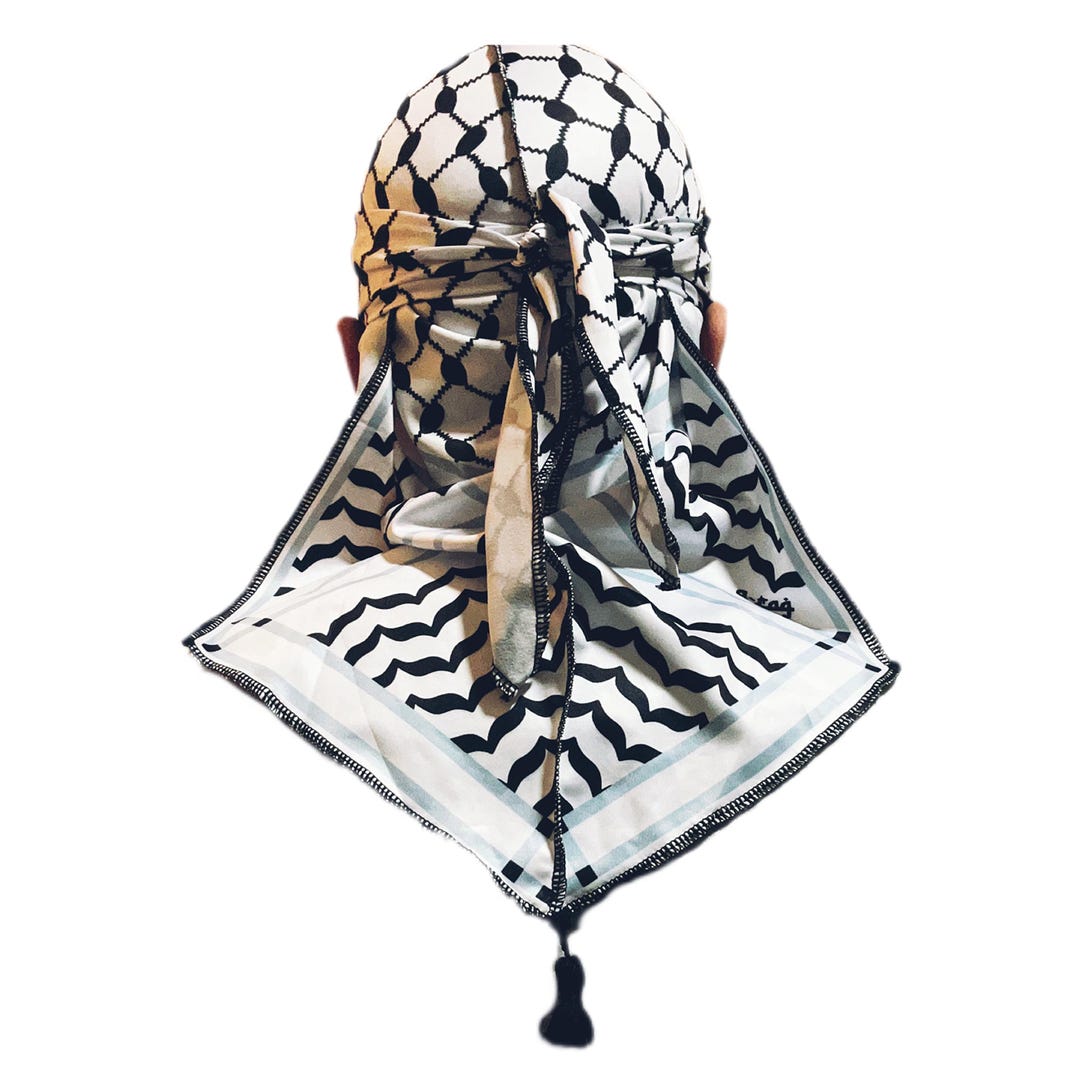 Silky Keffiyeh Durag - Aka the Silky A-rag (halal Milk Silk) - Etsy