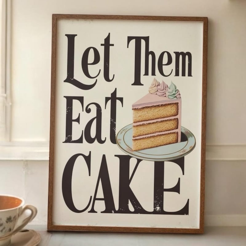 Let Them Eat Cake - Etsy