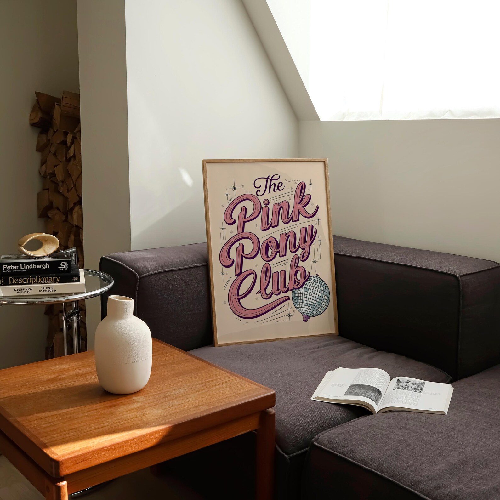 The Pink Pony Club – Retro Disco Printable Wall Art, Digital Download ...