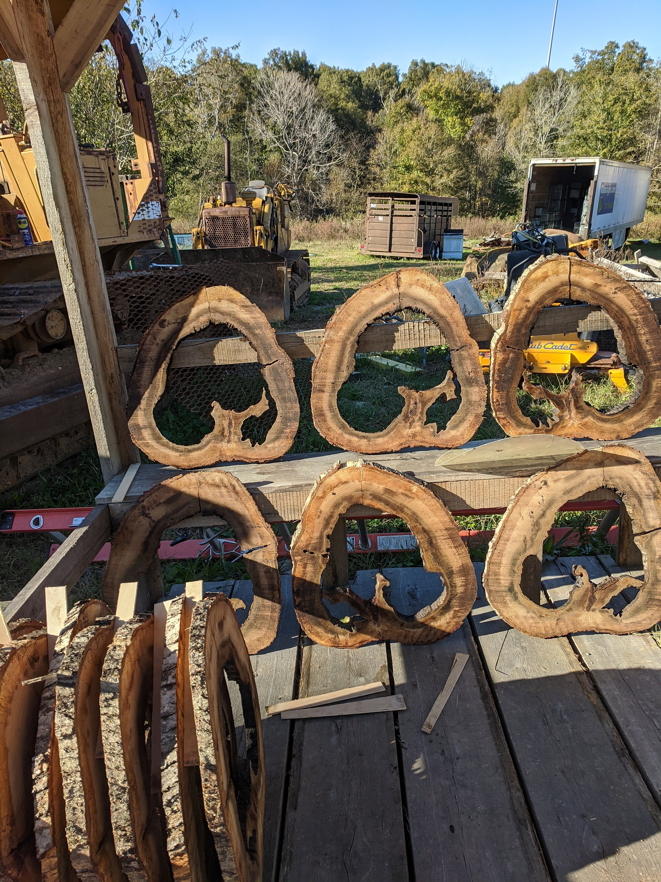 Live Edge Wood Mirror - Etsy