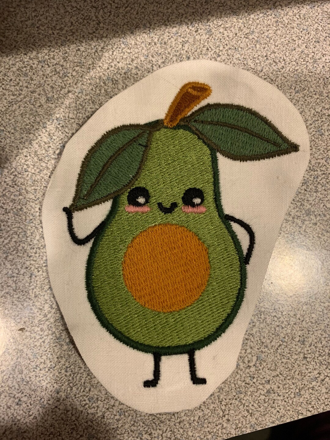 Avocado Embroidery File - FILE ONLY - Etsy