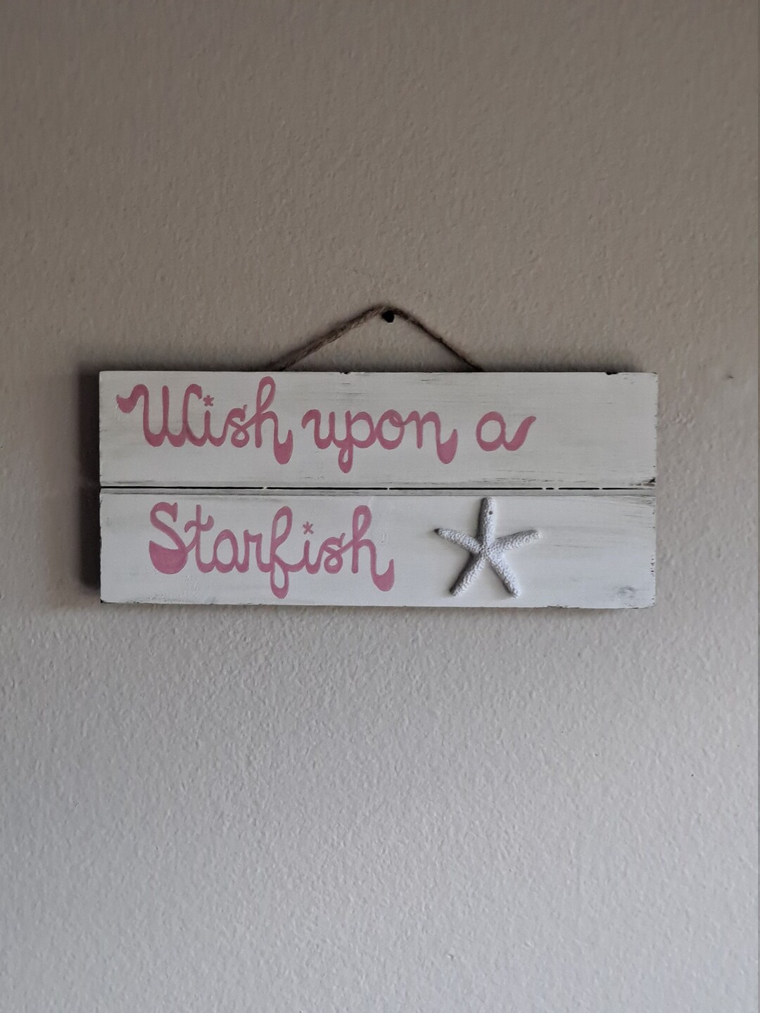 CLEARANCE Wish Upon A Starfish Sign Starfish Sign Pallet - Etsy