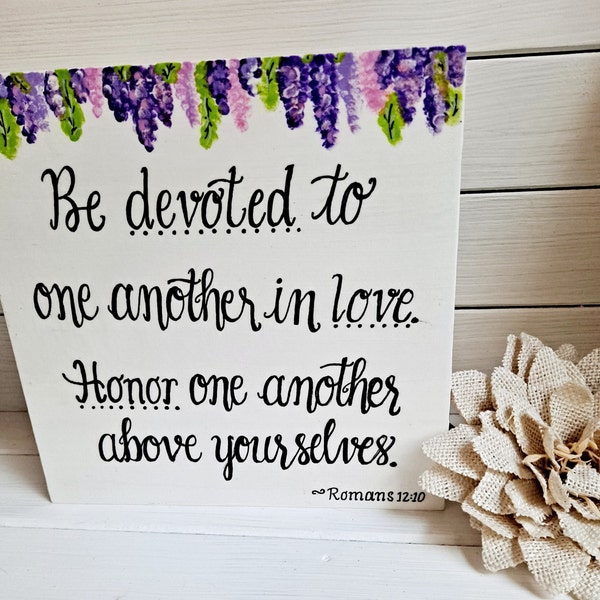 Bible Verse Plaque - Etsy