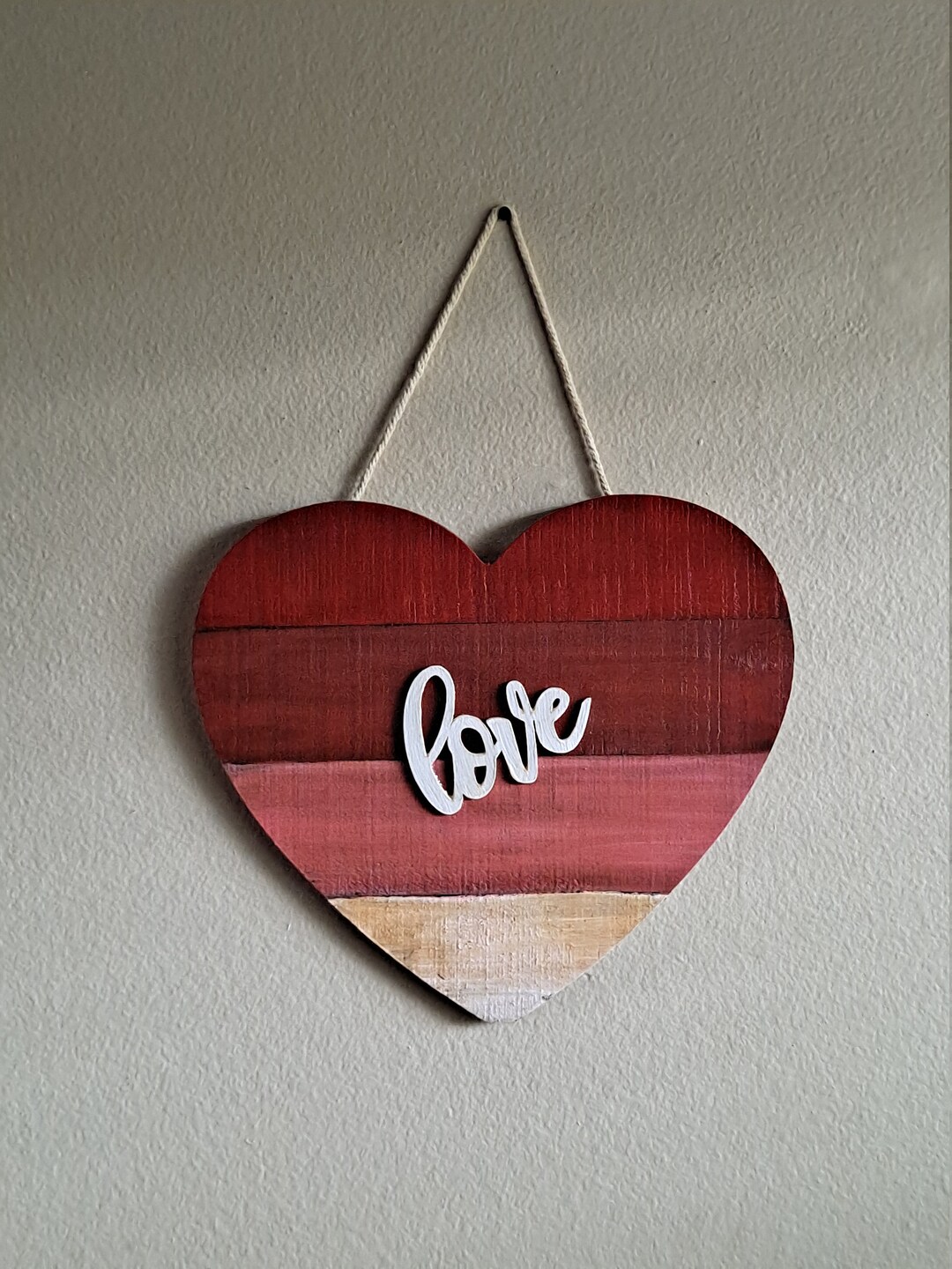 Heart Shaped Pallet, love Pallet Sign, Rustic Heart Sign, Valentine's ...