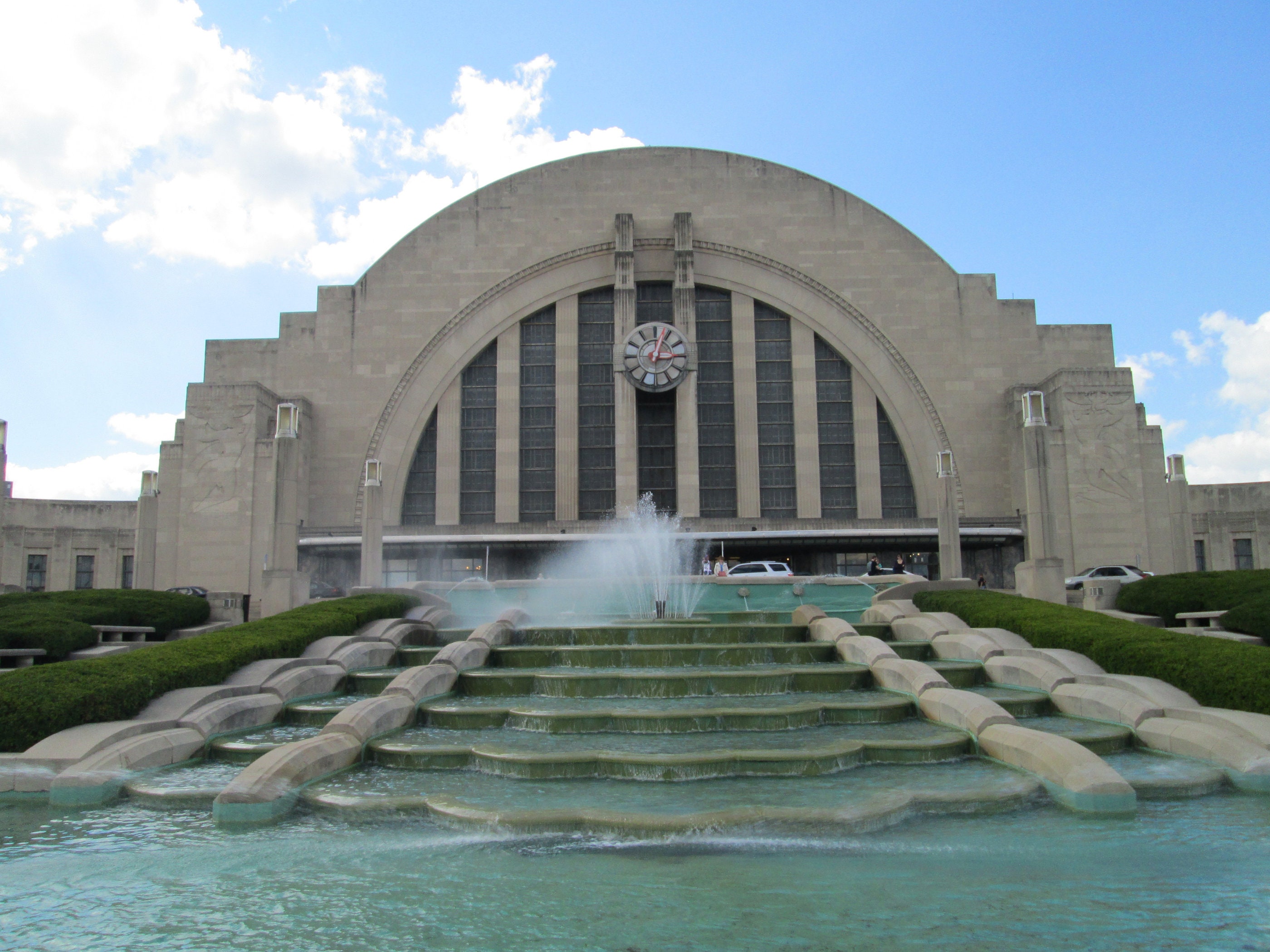 Cincinnati Union Terminal Art Deco Print - Historic Cincinnati Train ...