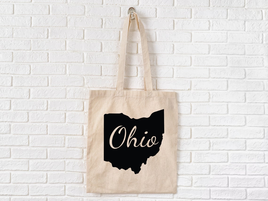 Ohio SVG Cut Files Bundle Digital Download, Script Fonts, State Shape ...