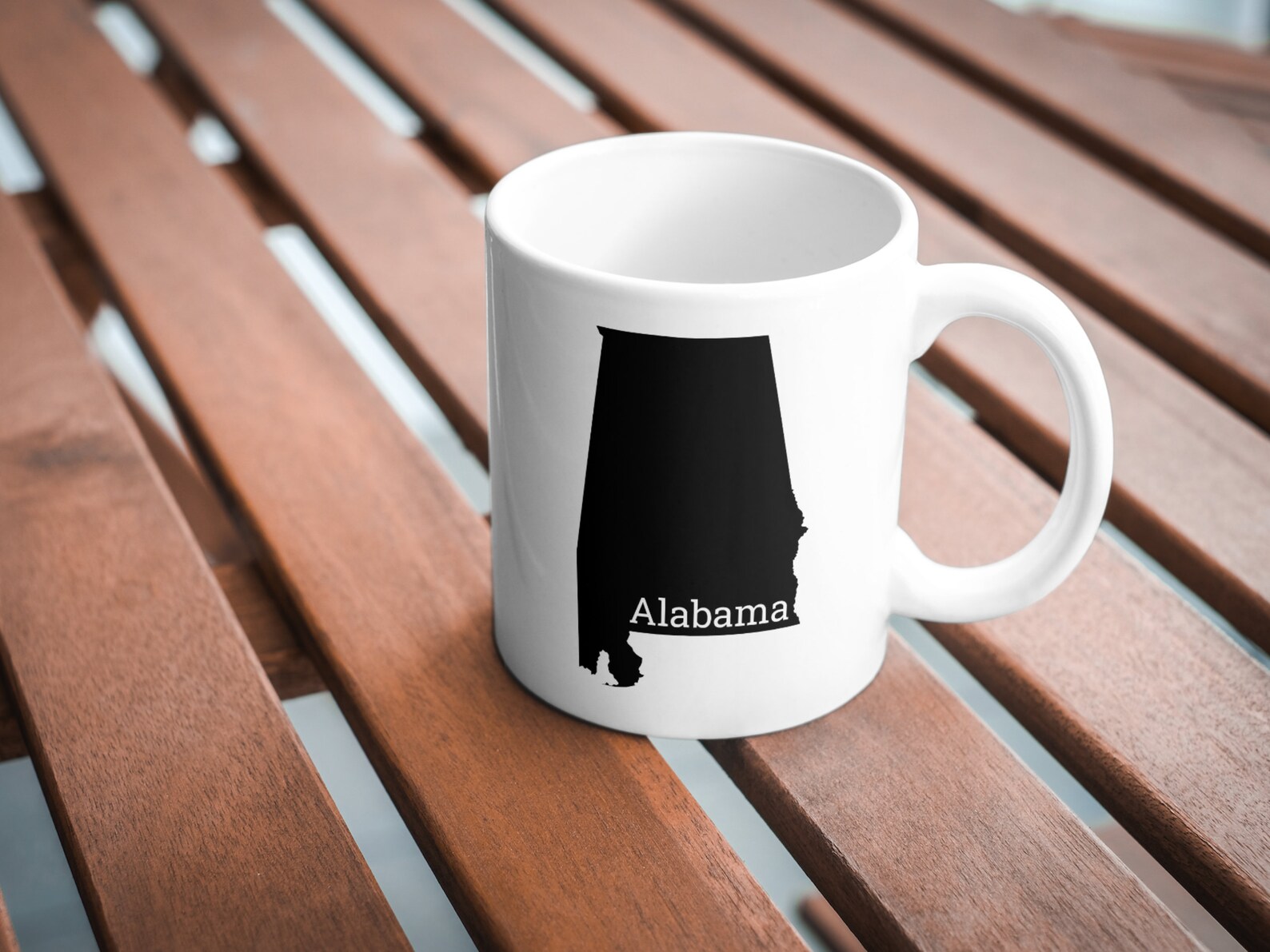 Alabama Minimalist Map - Printable Art in Black & White - Instant ...