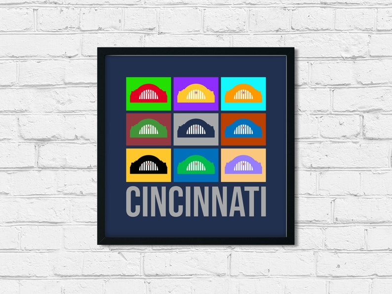 Cincinnati Union Terminal Art Deco Print - Historic Cincinnati Train ...