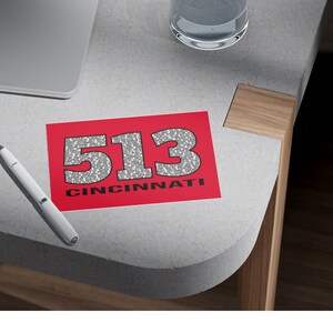 Cincinnati Neighborhoods Digital Art Print, Red, Black, & White Ohio ...