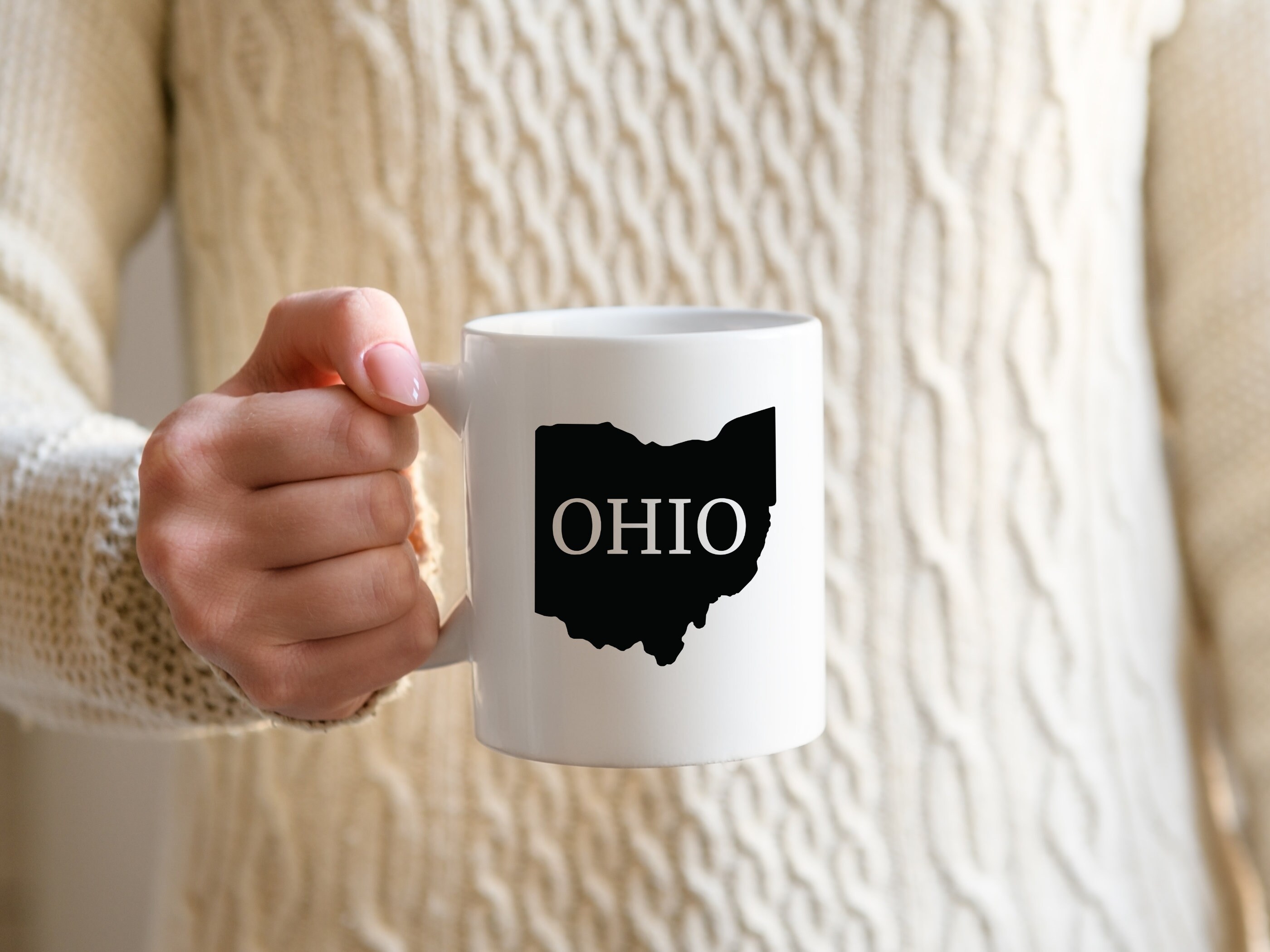 Ohio State Map SVG Bundle Serif Fonts, Minimalist Design Instant ...