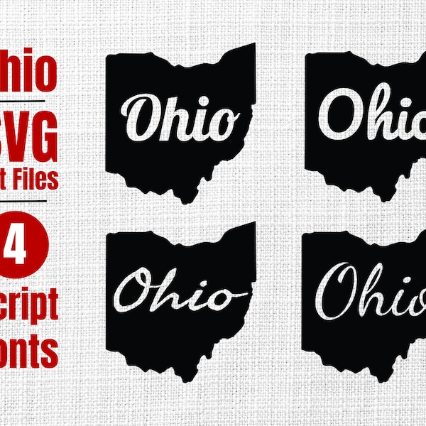 Ohio State Font Svg - Etsy