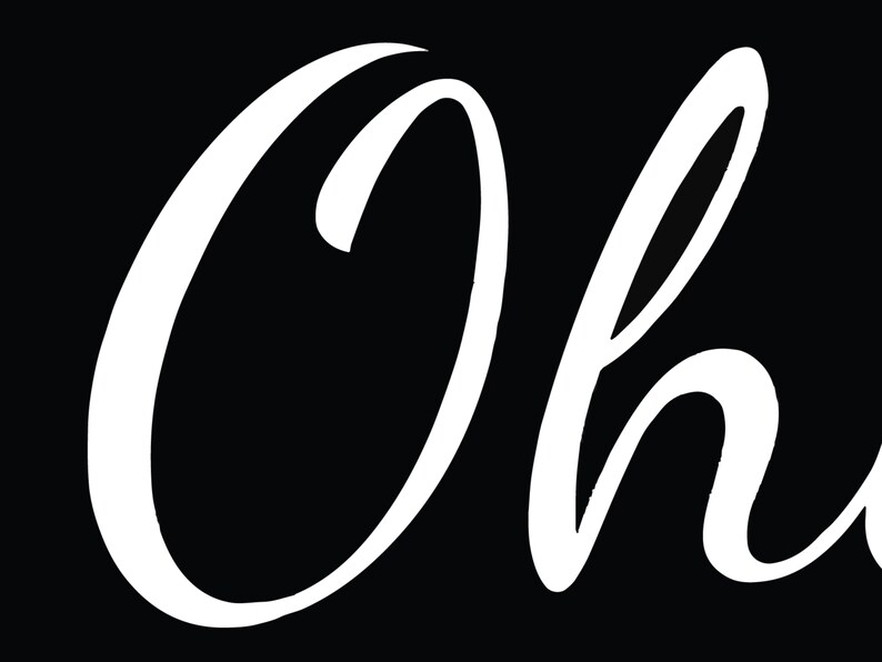 Ohio SVG Cut Files Bundle Digital Download, Script Fonts, State Shape ...