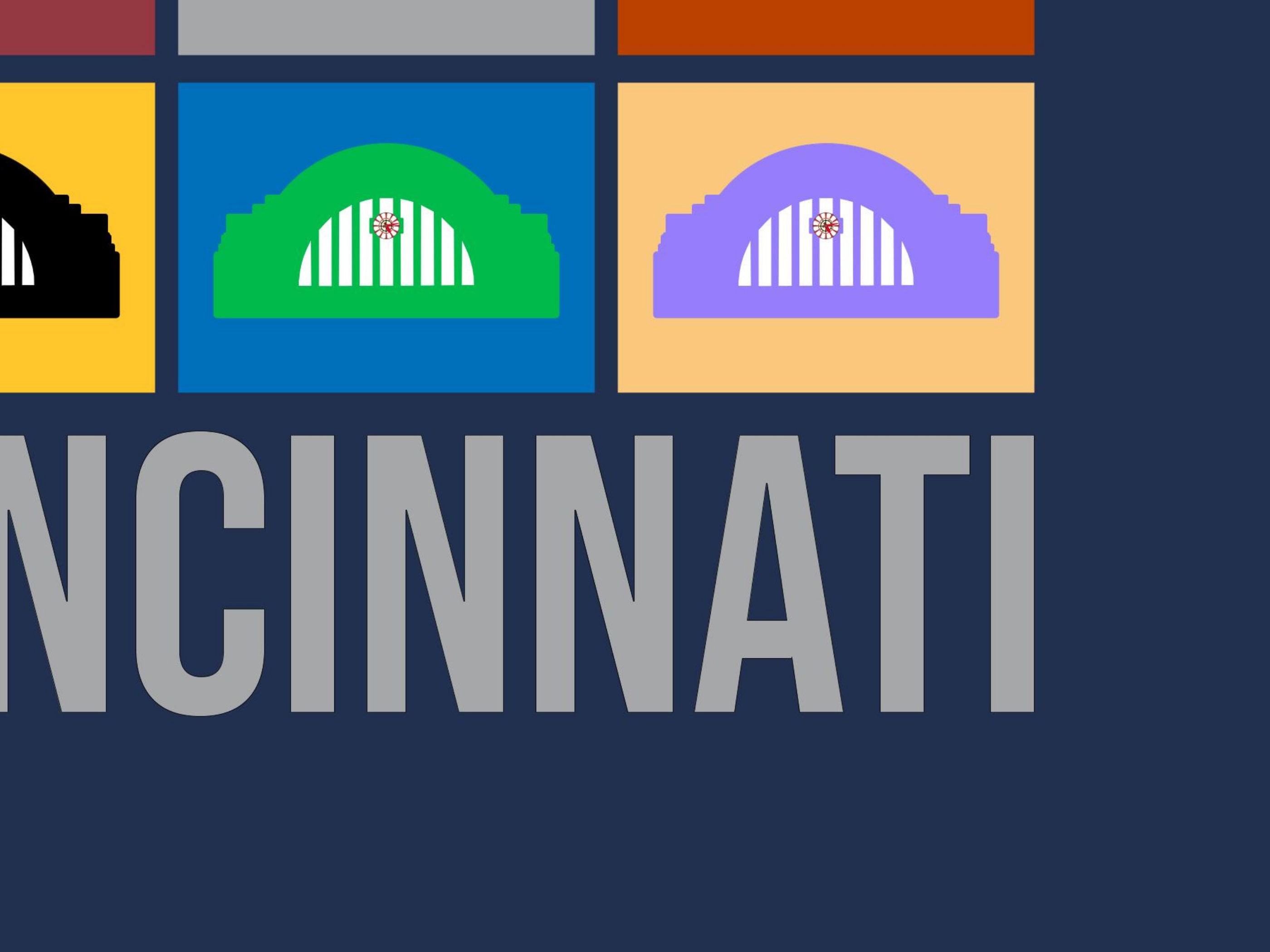 Cincinnati Union Terminal Art Deco Print - Historic Cincinnati Train ...