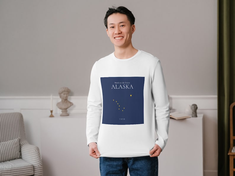 Alaska North Star Constellation Printable Art, Minimalist Navy Blue ...
