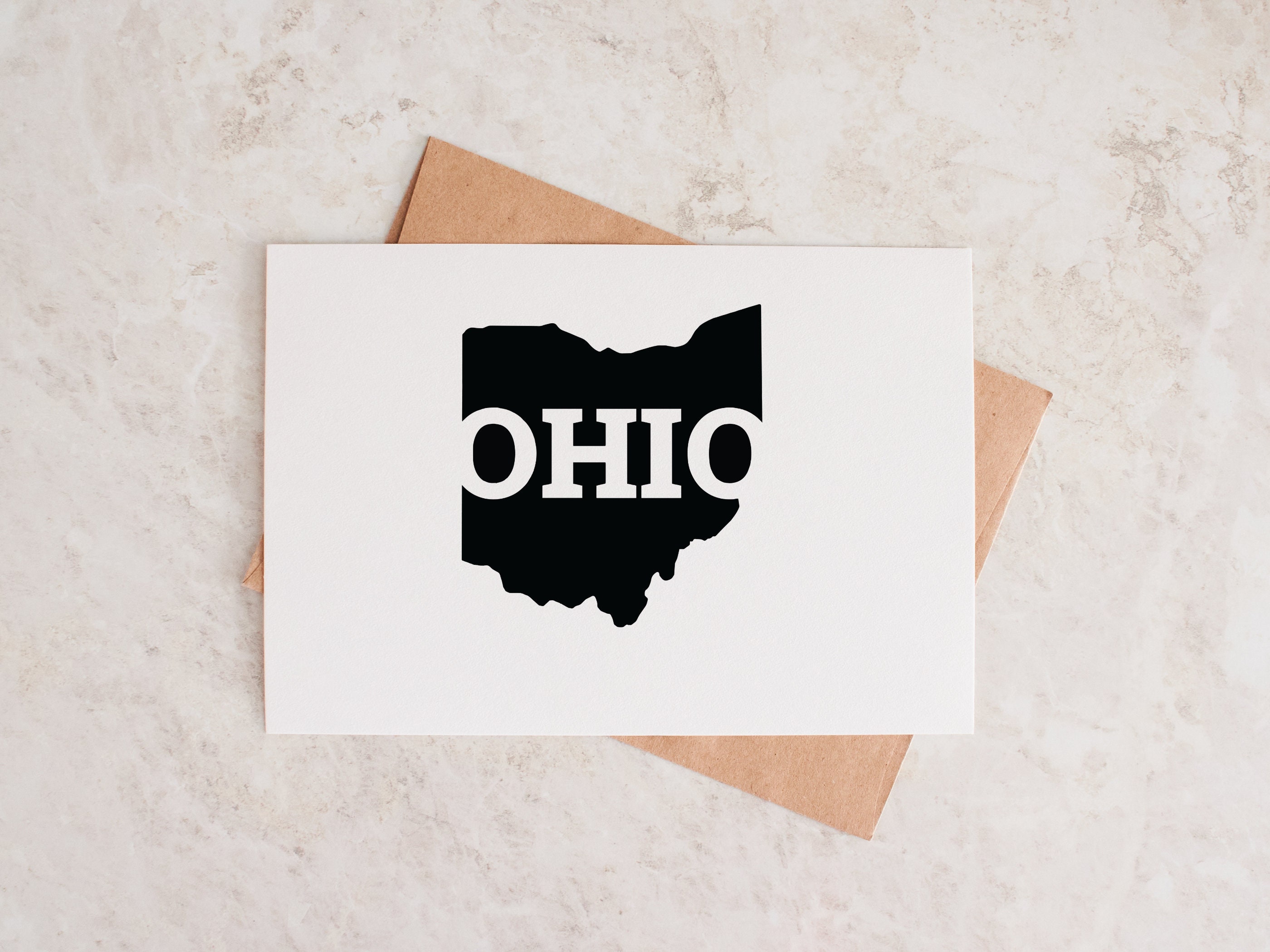 Ohio State Map SVG Bundle Serif Fonts, Minimalist Design Instant ...
