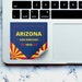 Arizona Flag Digital Printable Art, Minimalist Yellow, Blue, Red ...