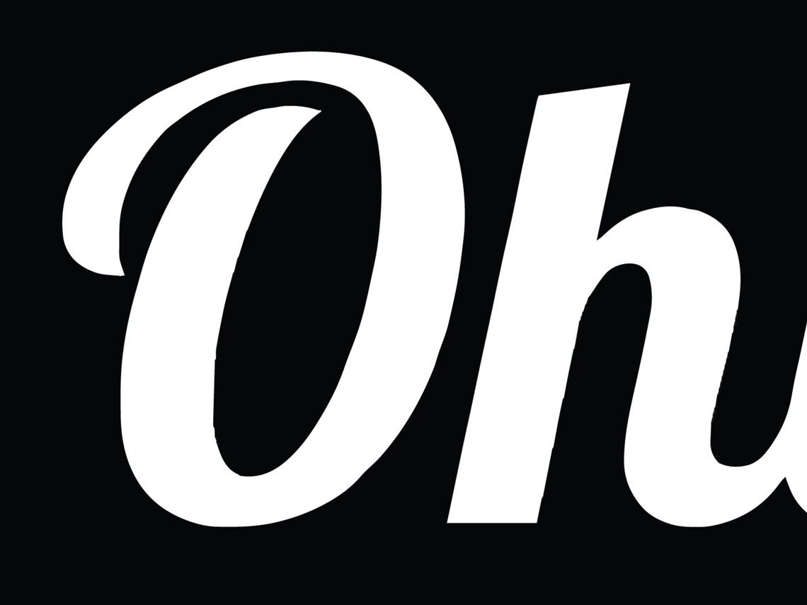 Ohio SVG Cut Files Bundle Digital Download, Script Fonts, State Shape ...