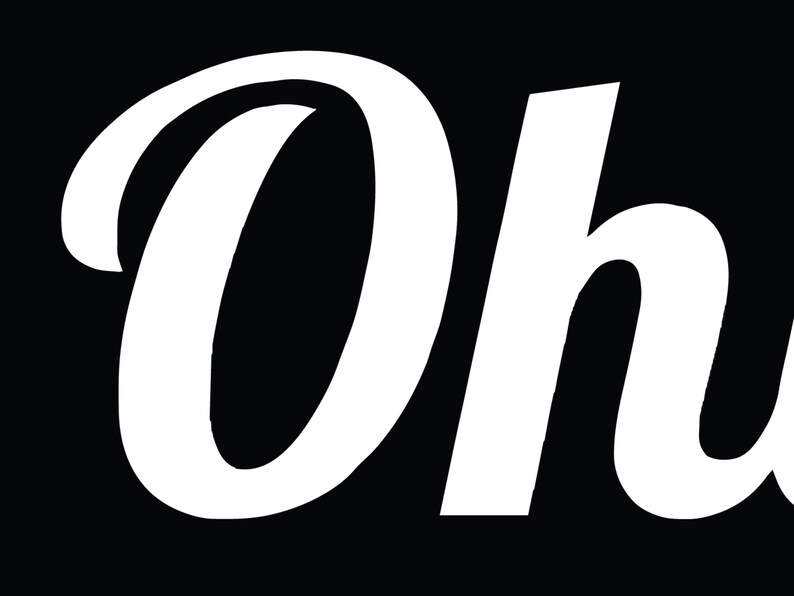 Ohio SVG Cut Files Bundle Digital Download, Script Fonts, State Shape ...