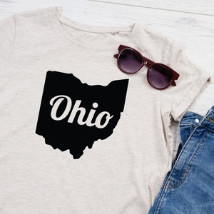 Ohio SVG Cut Files Bundle Digital Download, Script Fonts, State Shape ...