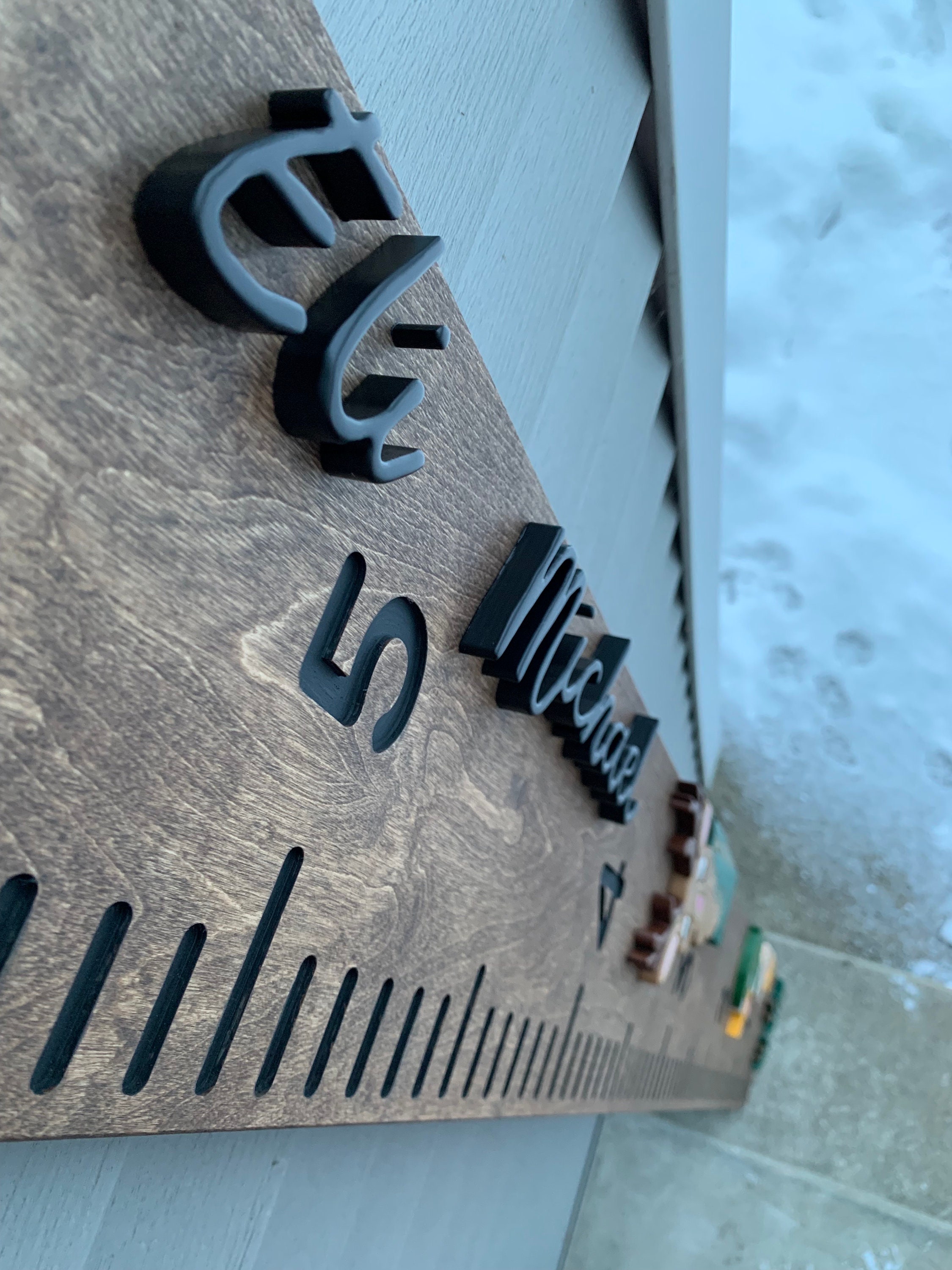 Custom Name Growth Chart Ruler - Etsy