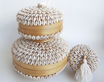 Bali Beaded Box, Bali Handmade, Bamboo Box, Set of 3 - Etsy