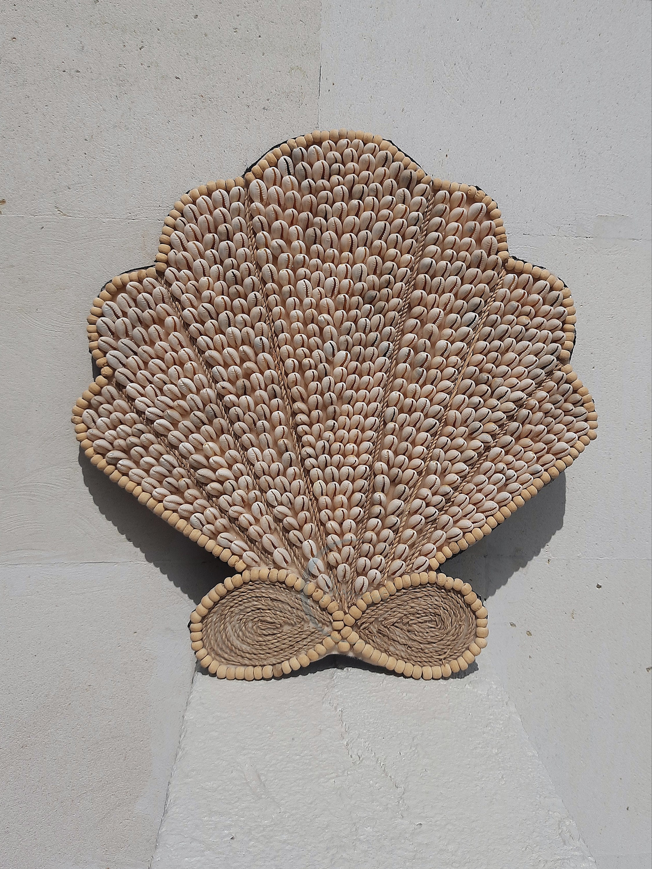 Boho Seashells Wall Decor, Coastal Decor, Bali Decor, Home Decoration ...