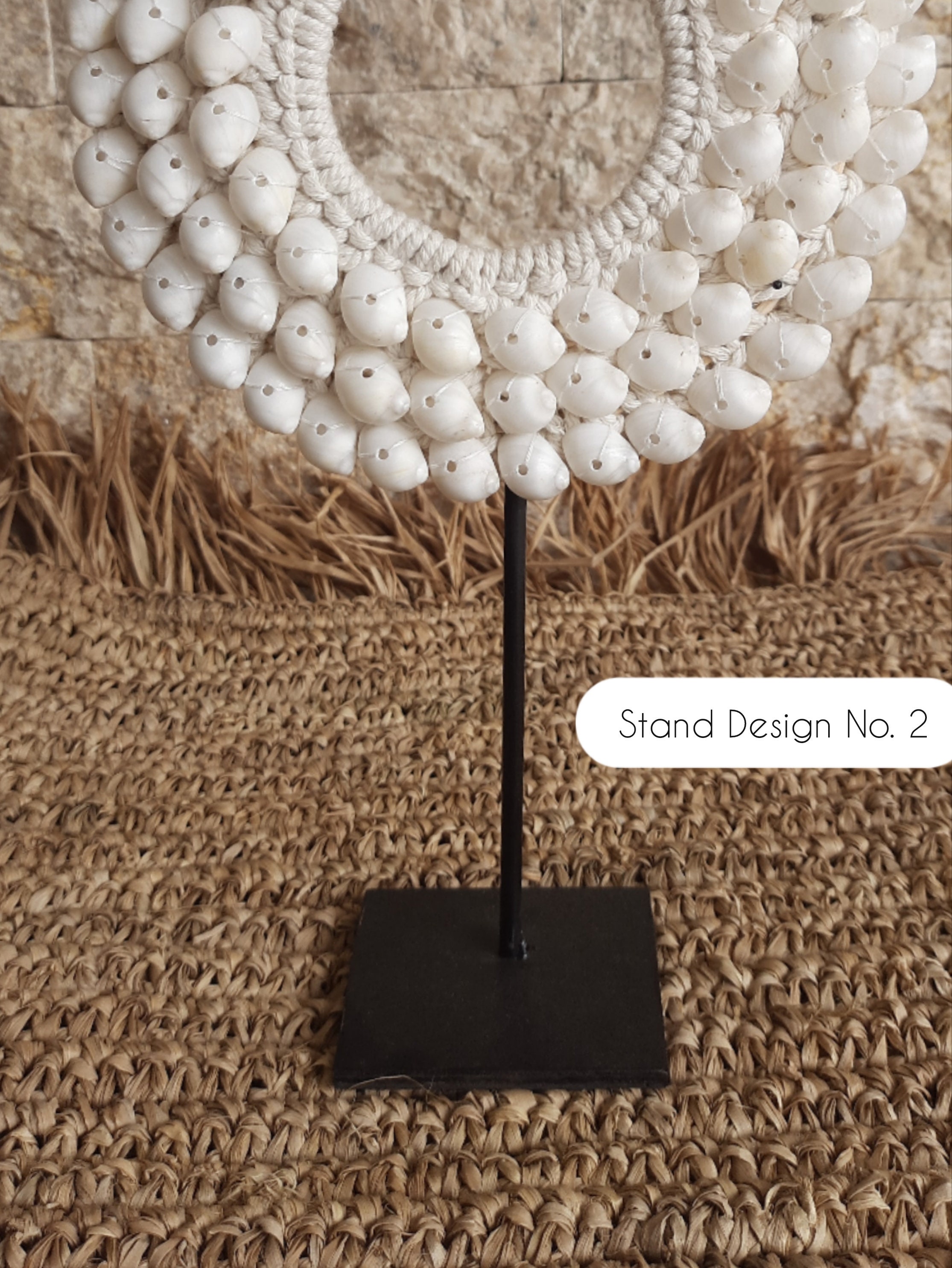 Decorative Beaded Stand, Shells Stand, Bali Decor, Home Decoration ...