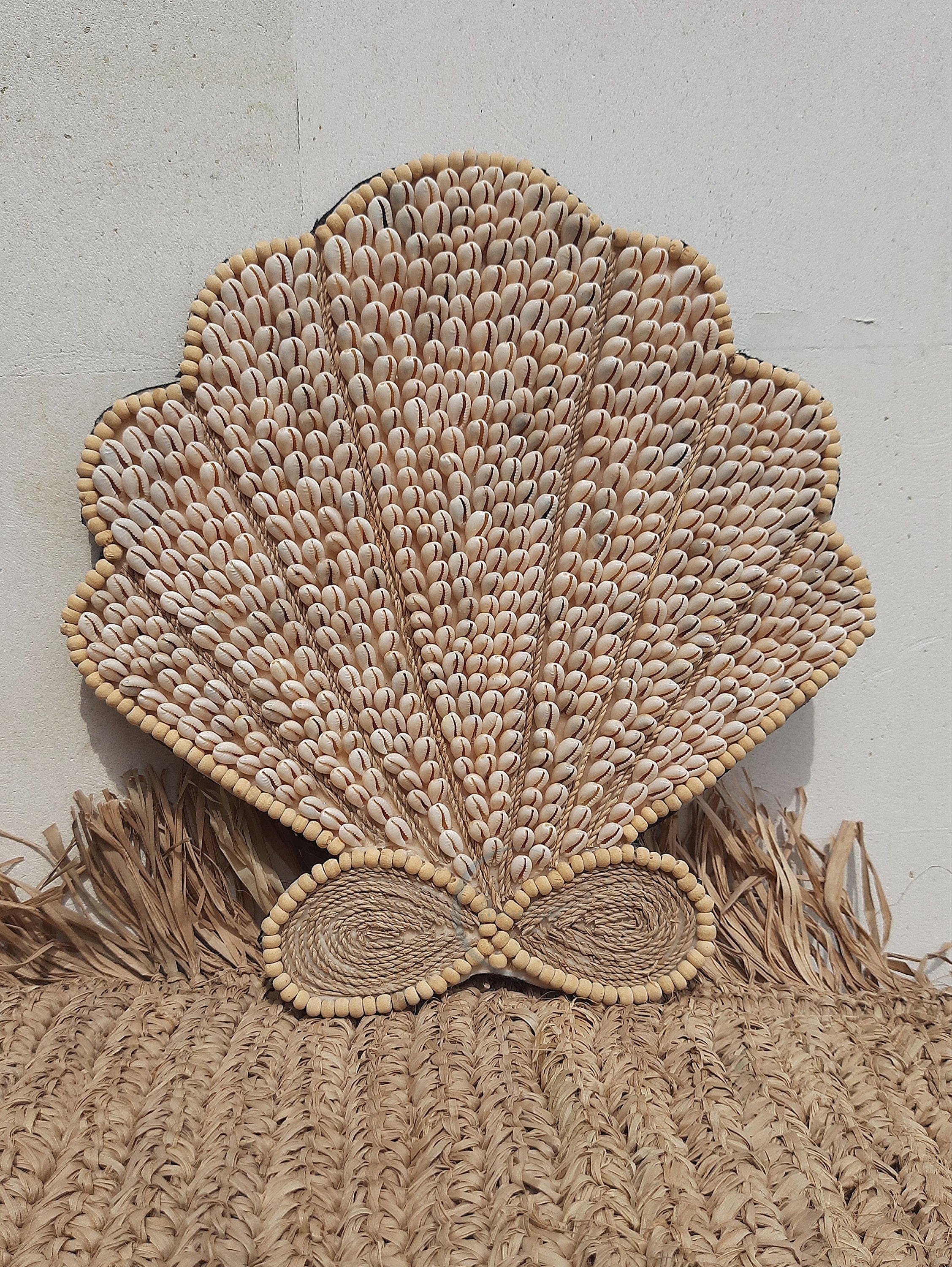 Boho Seashells Wall Decor, Coastal Decor, Bali Decor, Home Decoration ...