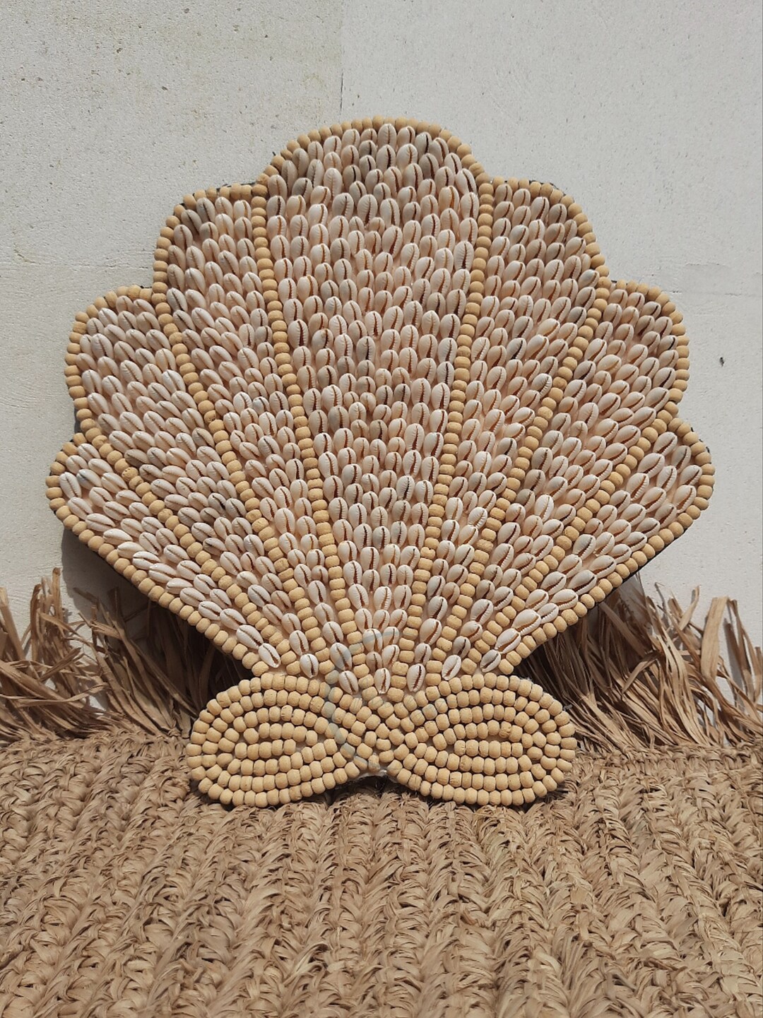 Boho Seashells Wall Decor, Coastal Decor, Bali Decor, Home Decoration ...