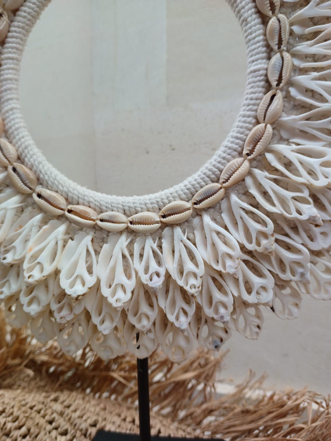 Decorative Papua Necklace, Shells Stand, Bali Decor, Home Decoration ...