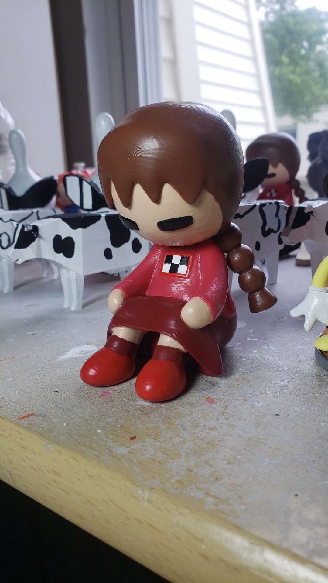 Handpainted Madotsuki Figure - Yume Nikki - Etsy