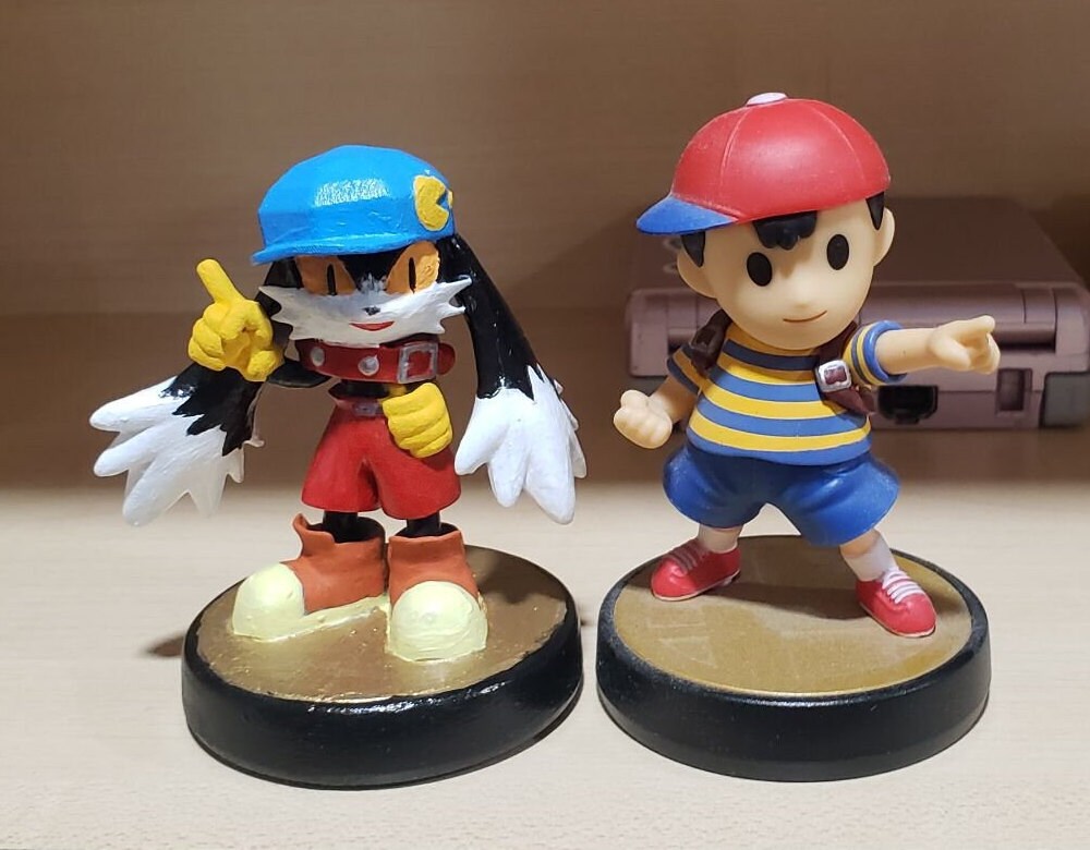 Handpainted Klonoa Amiibo Style Figure - Etsy