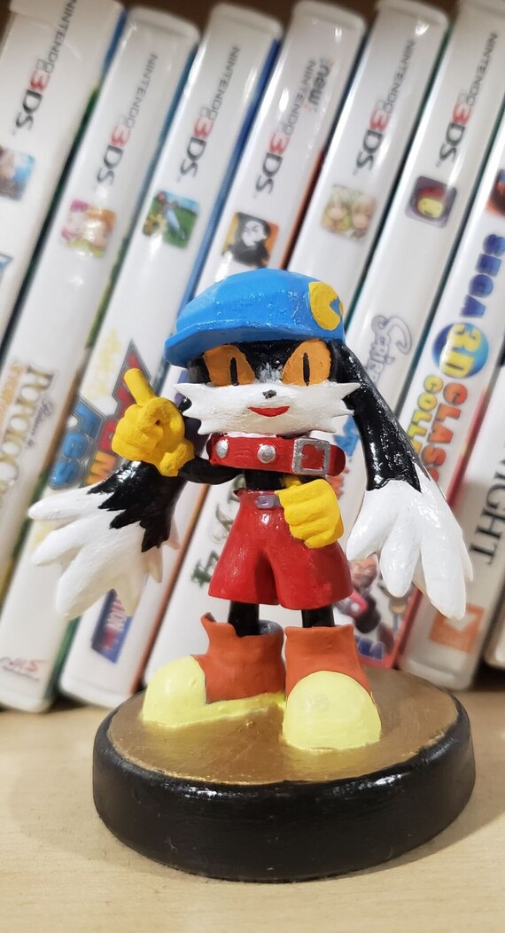 Handpainted Klonoa Amiibo Style Figure | Etsy