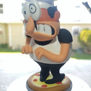 Handpainted Peppino Spaghetti Figure From Pizza Tower - Etsy