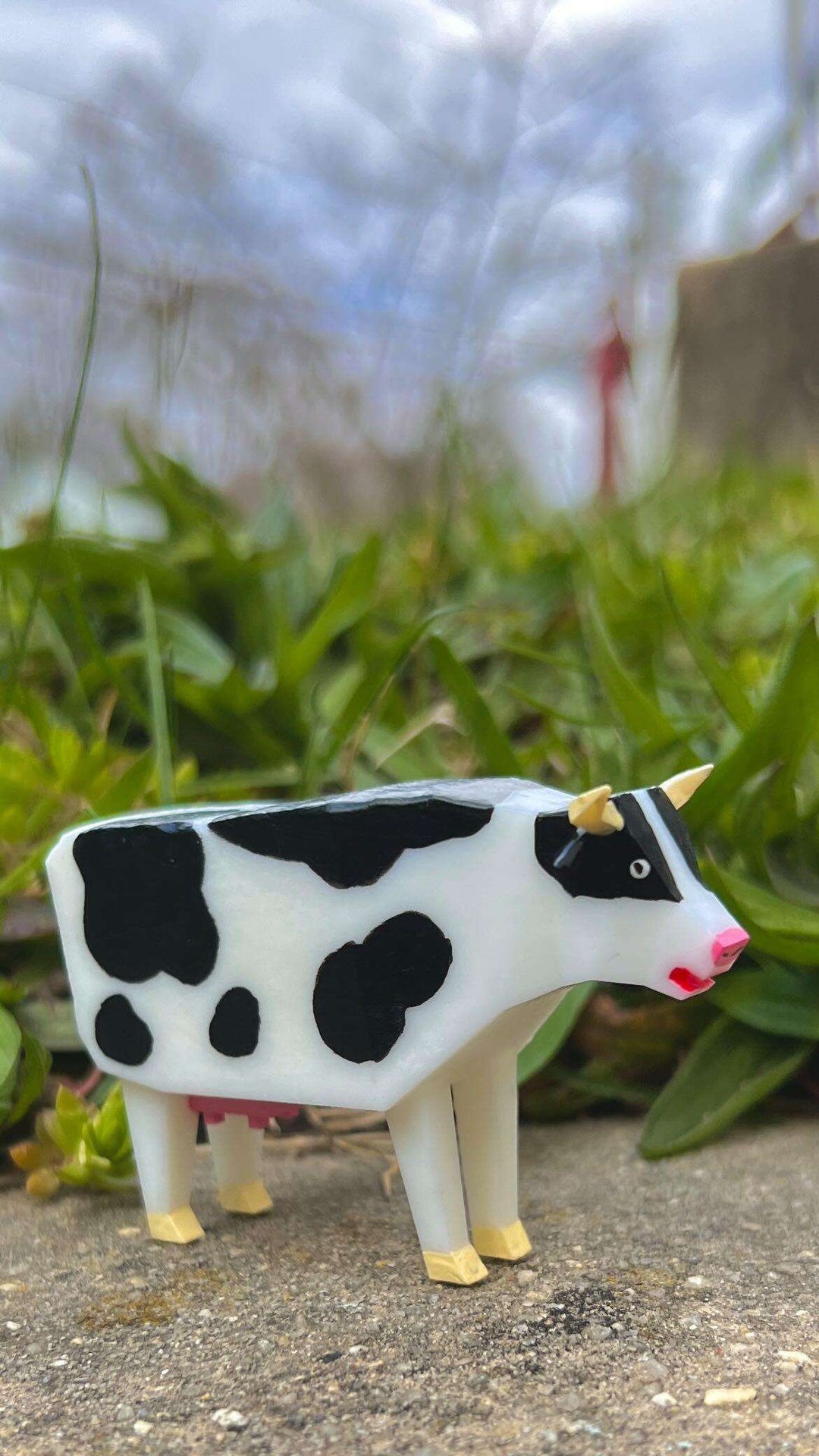 Handpainted Katamari Cow Figure - Katamari Damacy - Etsy