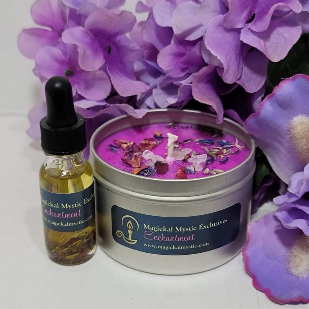 Enchantment Oil and Candle Combo - Etsy