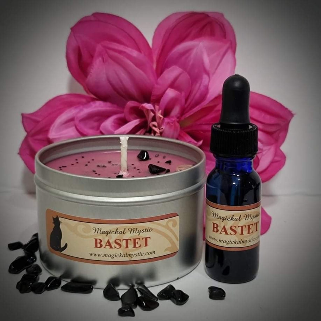 Bastet Oil and Candle Combo - Etsy
